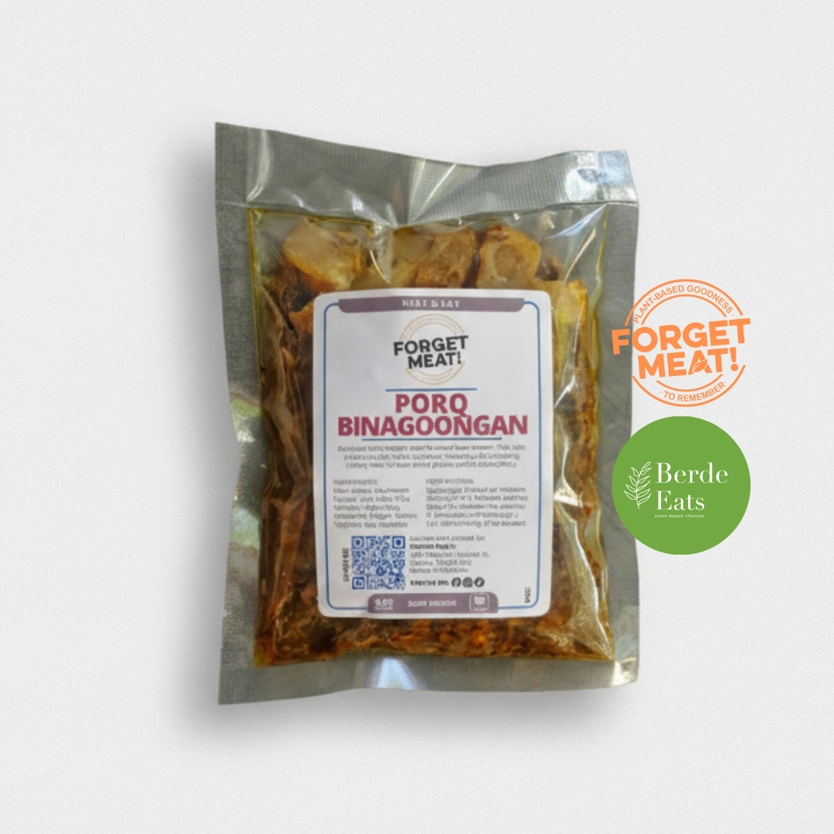 Forget Meat! Porq (Vegan Pork) Binagoongan 300g | 100% Plant-Based ...